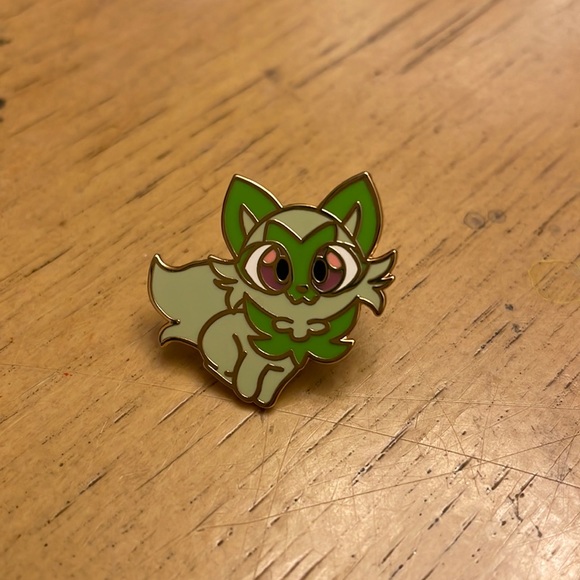 Pokemon | Toys | Sprigatito Hard Enamel Pin | Poshmark